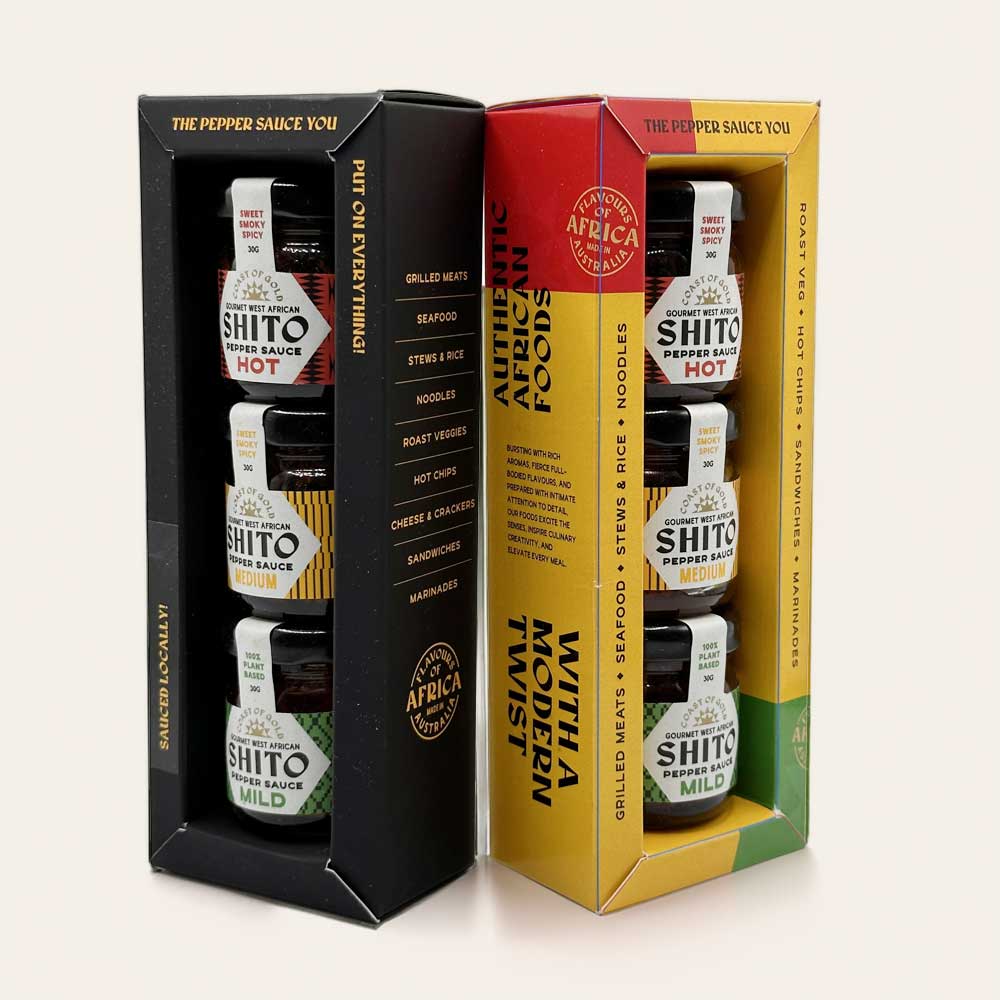 Shito Pepper Sauce - Taster Pack – Coast of Gold